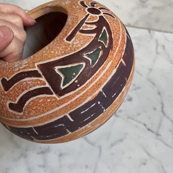 Hand Crafted | Art | Native American Indian Clay Decorative Bowl | Poshmark
